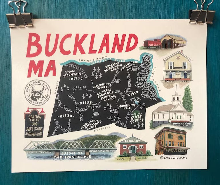 Casey Williams: Buckland Map – Salmon Falls Gallery
